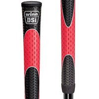 Winn DSI AVS V17 Soft Black/Red Grip: Golf Grips - Standard Grips ...